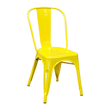 Pari's Metal Chair - Yellow | Barn Furniture – Restaurant Seating